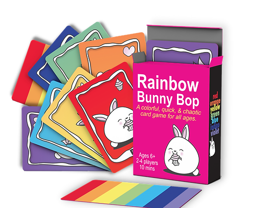 Rainbow Bunny Bop Card Game – The Crafty Gamer